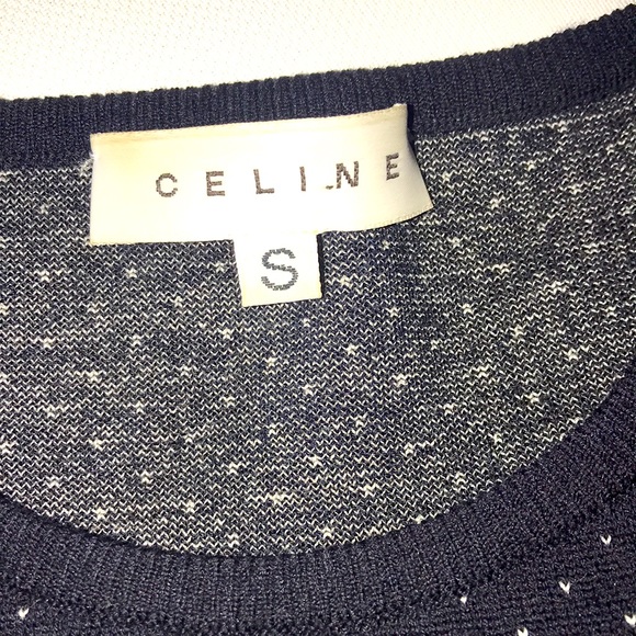 Celine | Sweaters | Celine Set Cardigan With Scarf Small Size | Poshmark